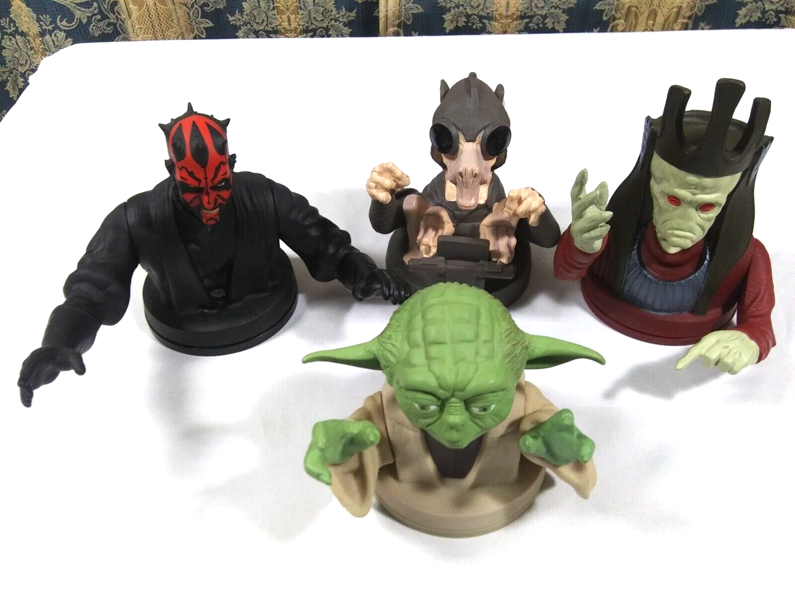 Yoda, Nute Gunray, Darth Maul & Phantom Menace Sebulba Cup Toppers | eBay