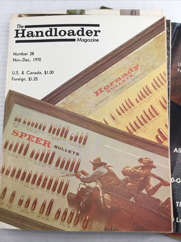 1970 Handloader Magazine Journal of Ammunition Reloading 1-6 Full Year ...