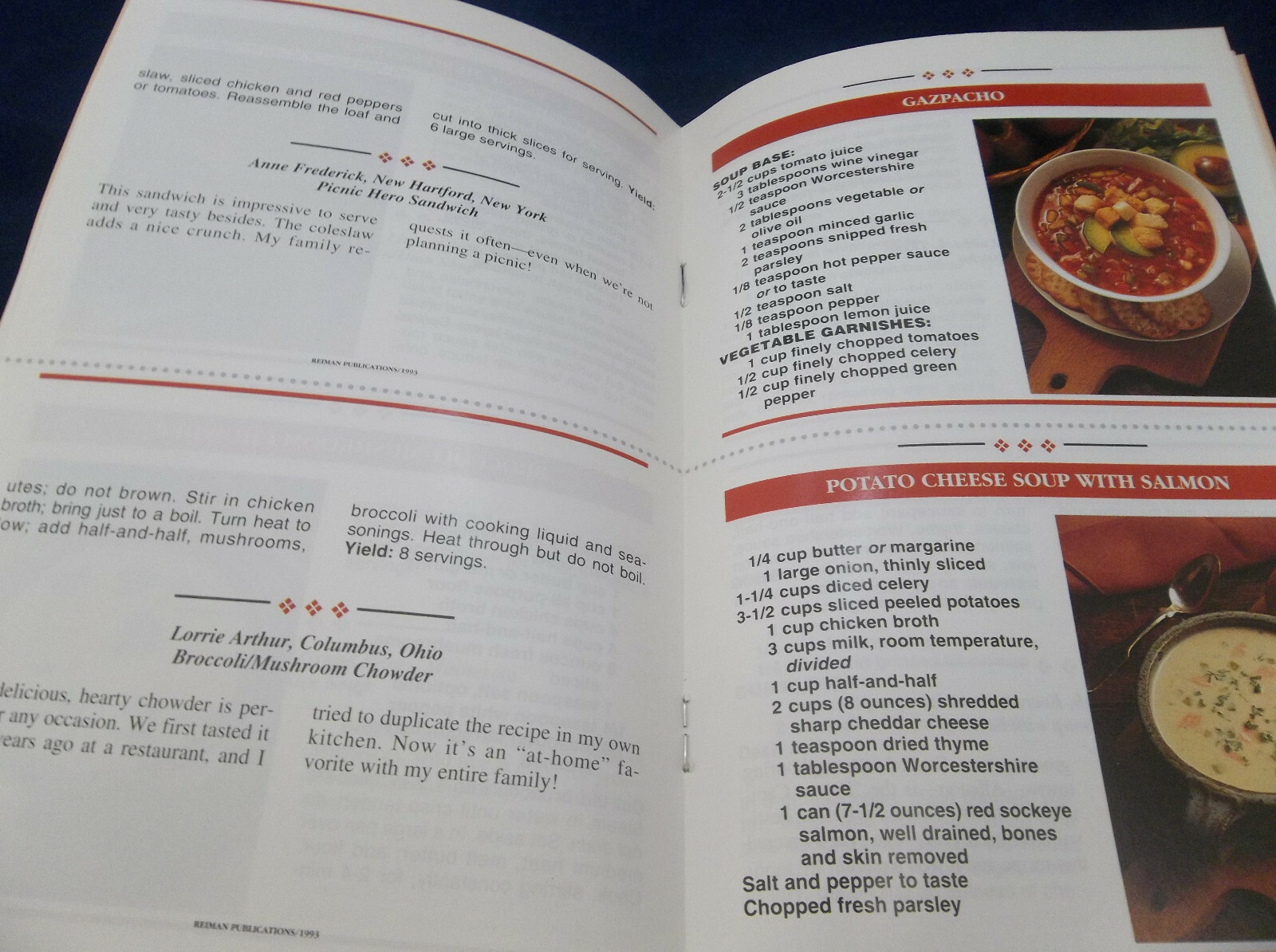 The Country Cooking Recipe Collection Prize-Winning Soups & Sandwiches ...