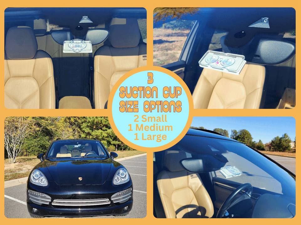 Universal FasTrak Toll Tag Holder. Clear, Fits ALL FasTrak Models. Made ...