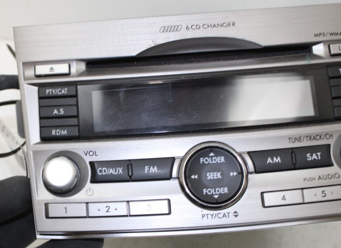 10-11 Subaru Outback Legacy OEM Panasonic Radio 6CD PE605U6 Tested ...