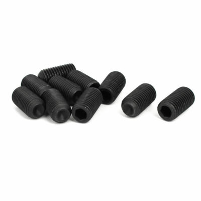10 Pcs M3 x 8mm Set Screw Grub Screw Hex Socket - 3mm D x 8mm L x 0.5mm ...
