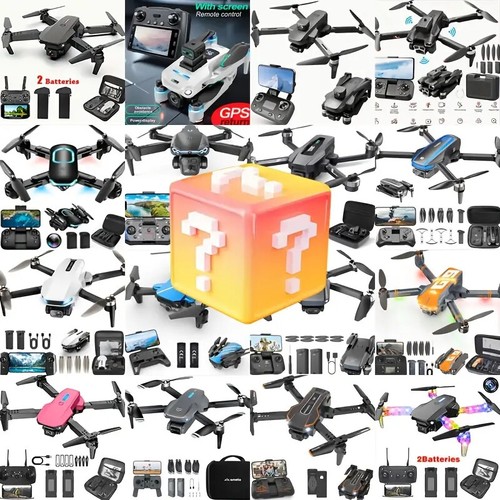 Hot Mystery Drone Box RC Drone 4K HD Dual Camera WiFi FPV Foldable ...