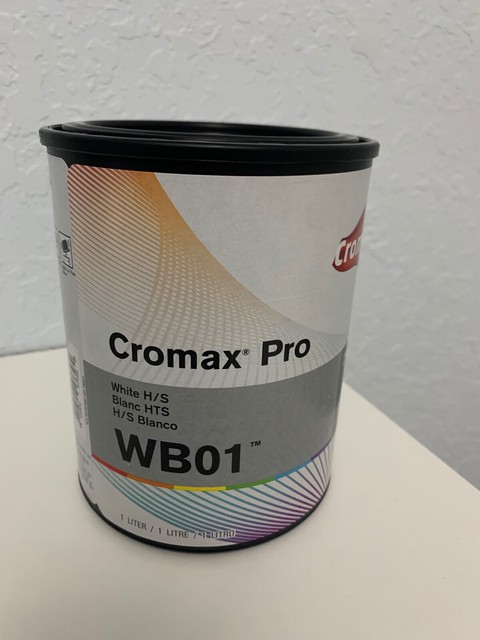 AXALTA Cromax Pro Wb01 White H/s 1 Litter Waterborne Basecolor Mixing ...