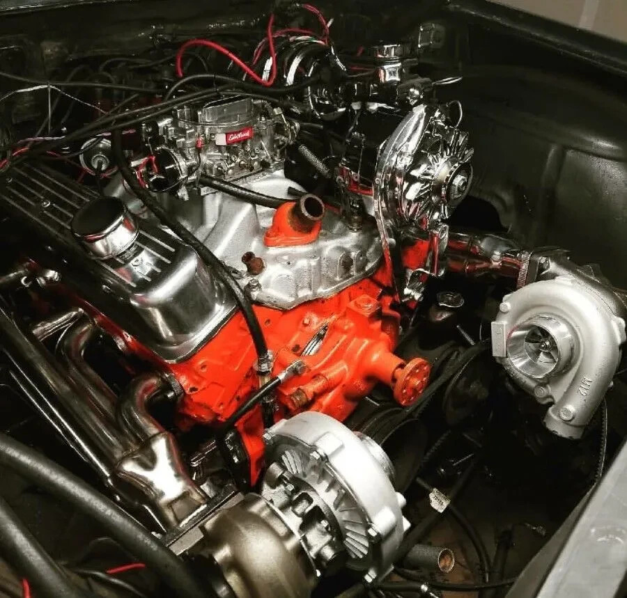 SBC Small Block FOR Chevy 1000HP Twin Turbo TT kit 262-400 KIT 350 305 ...