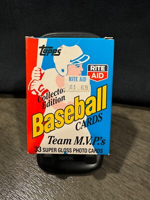 1988 Topps Rite Aid BASEBALL TEAM MVP’s (Complete 33-card set Ripken ...