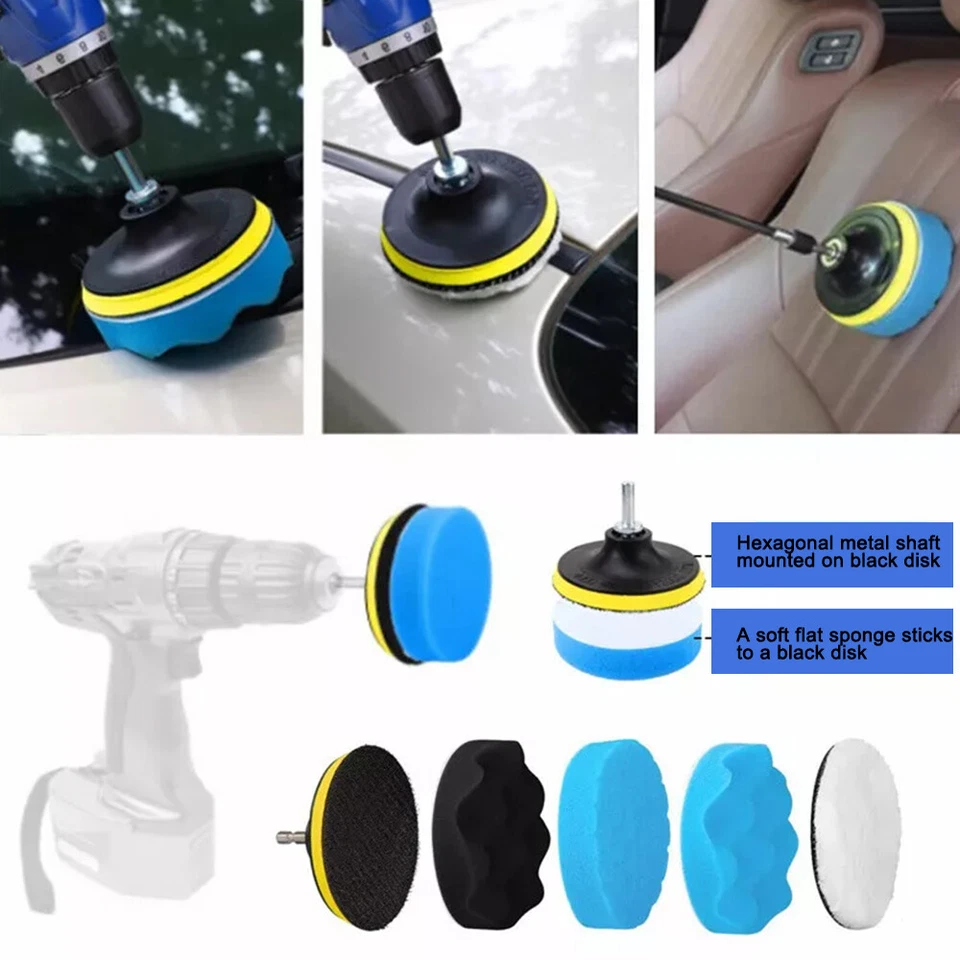 45PCS Car Detailing Brush Set Soft Brush Interior Wheel Valet Pro ...