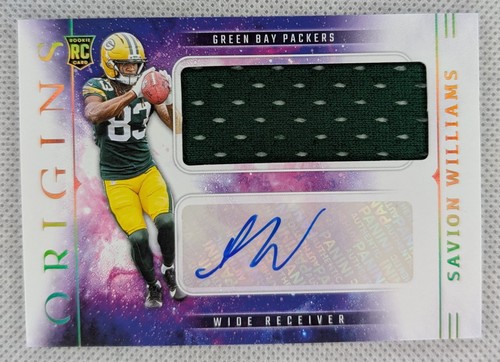 2025 Panini Origins SAVION WILLIAMS RC RPA Rookie Patch Auto #RJJ-SWS ...