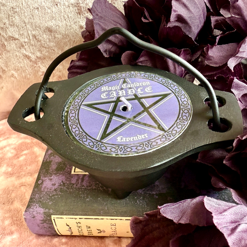 Lavender Scented CAULDRON CANDLE Cast Iron | eBay
