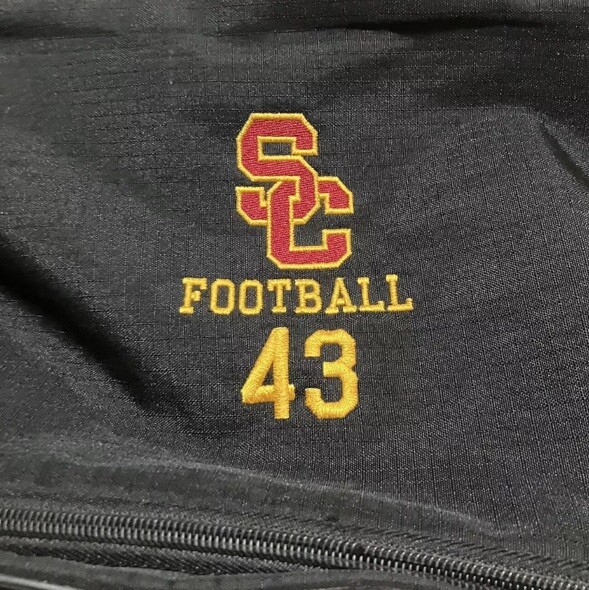 USC Trojans Nike Football Player Backpack Bag Team Issued #43 Travel ...