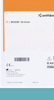 SMITH & NEPHEW 72201790 BIOSURE*-HA 11mm x 35mm, Sterile, | eBay