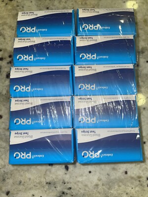 Embrace Pro Blood Glucose Test Strips 500 Ct. 10 Boxes NEW EXP. 01-27 ...