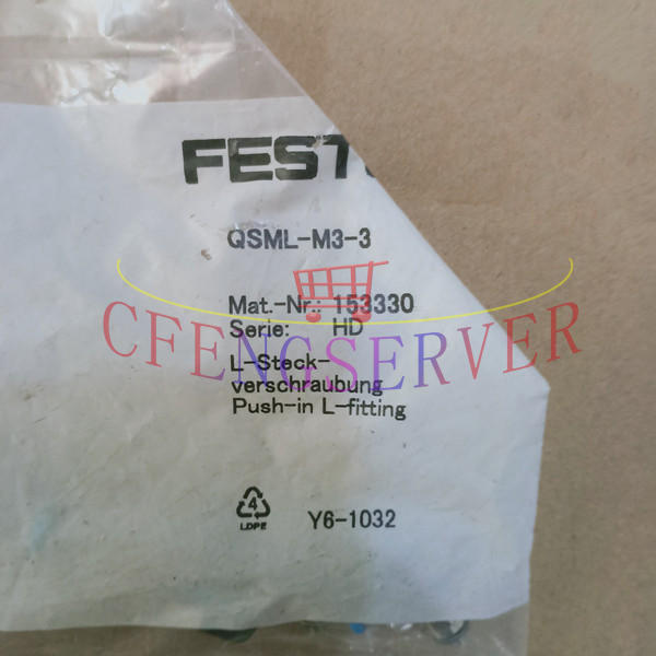 10PCS New FESTO QSML-M3-3 153330 Push-In Fittings | eBay
