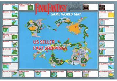 World Map Final Fantasy 1 - Map