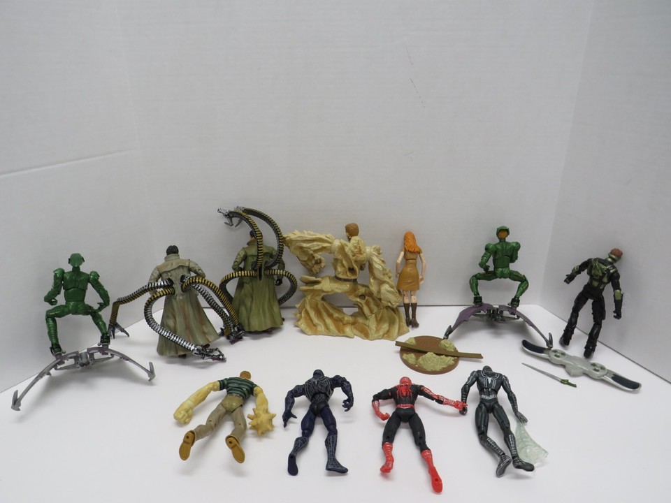 Sandman 2007 Wave SET BAF MARVEL LEGENDS COMPLETE Spider-Man LOOSE NEW ...
