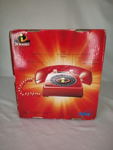 Disney Pixar's The Incredibles SBC Rec Collectors Landline Phone "NIB ...