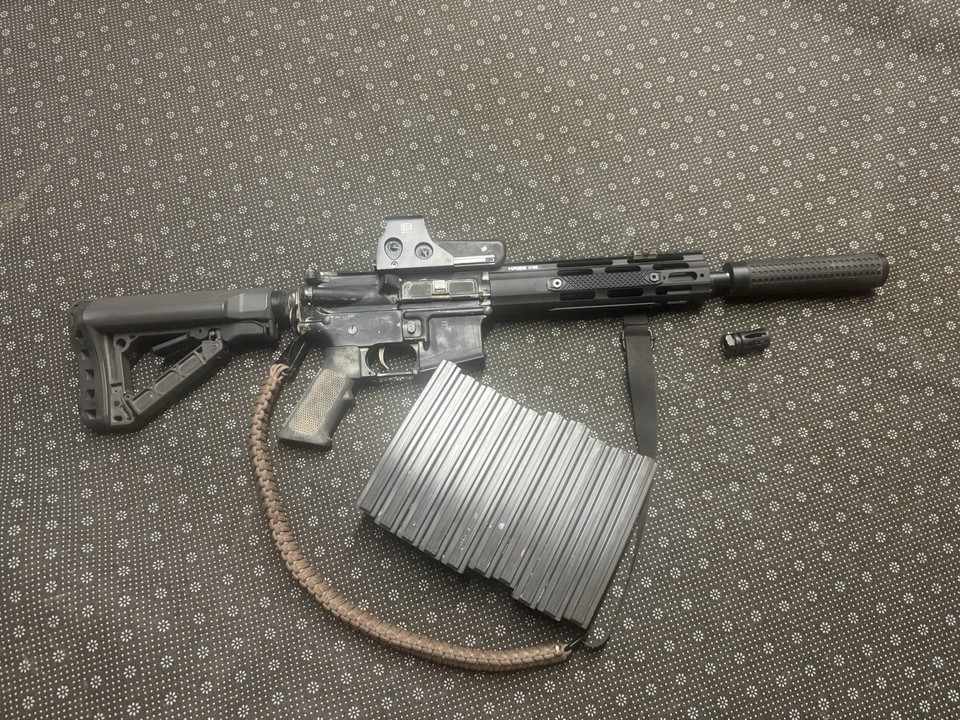 Airsoft M4a1 Full Metal PMC Build COLT Licensed Toy Gun, Unbranded ...