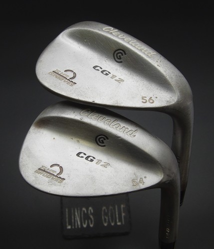 Set of 2 Cleveland CG12 Zip Grooves 54° Gap+56° Sand Wedges Regular ...