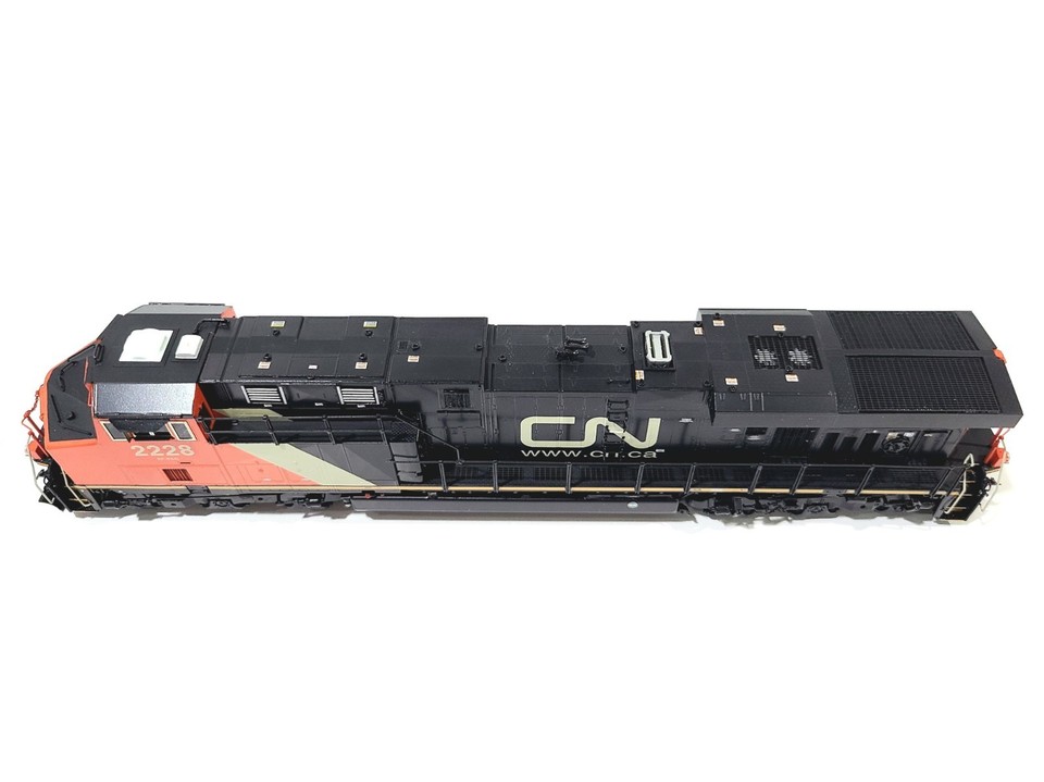 Overland OMI CN CNR GE ES44DC Canadian National #2228 HO Brass Model # ...