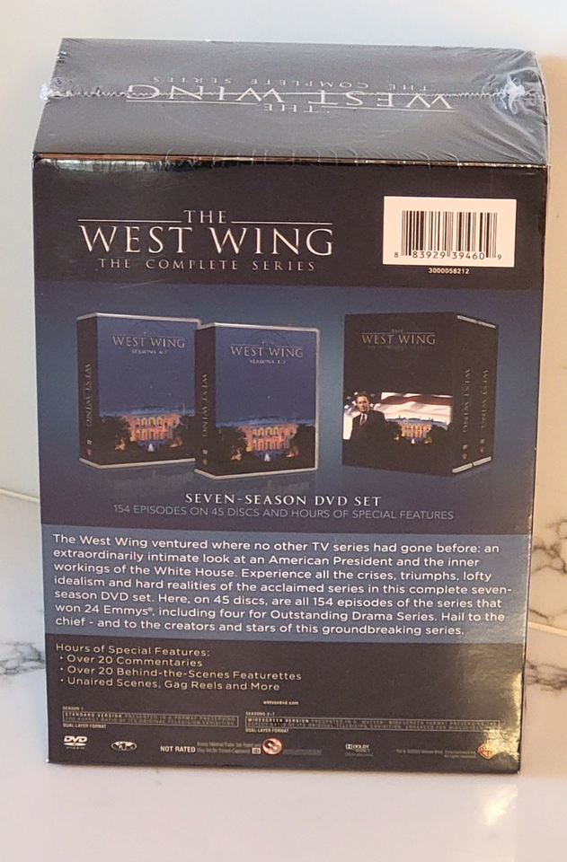 The West Wing Complete Series Seasons 1-7 [ DVD 45 Disc Set ] BRAND NEW ...