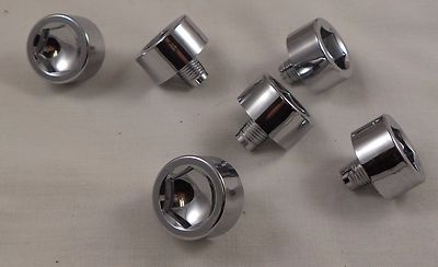 Ultra Wheels Mammoth Chrome Custom Wheel Dummy Bolts Center Cap Set 50 ...