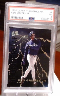 G307 1997 Ultra Thunderclap #8 Ken Griffey Jr PSA 7 | eBay