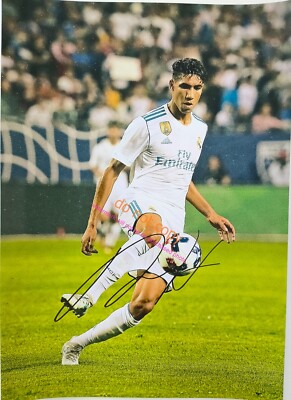 Achraf Hakimi Autographed signed photo | eBay