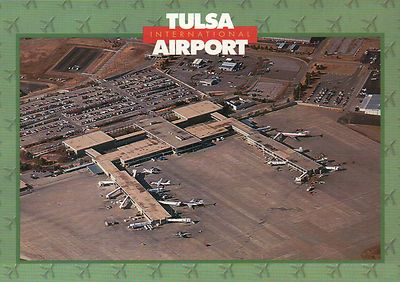 Tulsa International Airport, Oklahoma, Aerial View, Airplanes etc ...