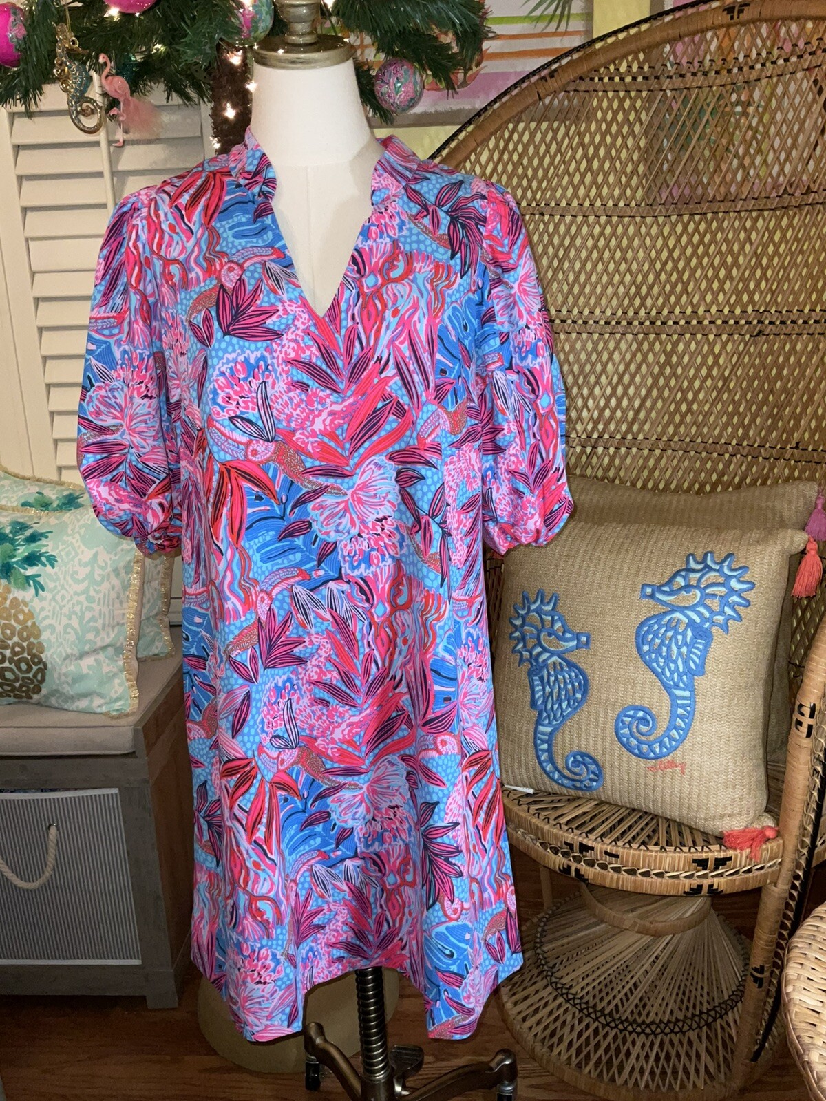 Lilly Pulitzer NWT Arcella Dress Ruby Red Wild Times $198 Size 10 | eBay