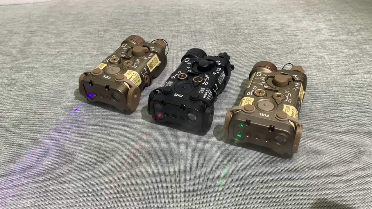 WADSN Metal NGAL Red Green Dot Laser Sight IR Ray Hunting Weapon Laser ...