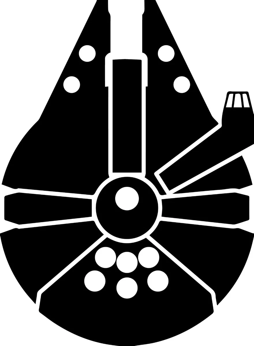 Star Wars Clip Art Black And White