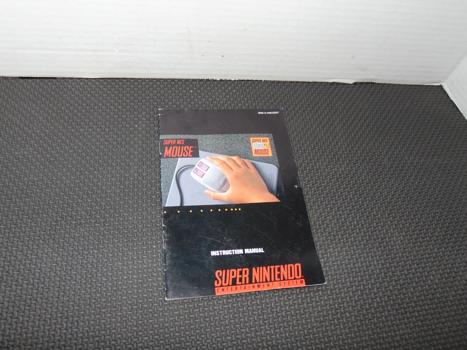MANUAL for Super NES Mouse - Super Nintendo SNES - Authentic - No Game ...