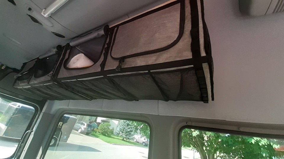 RV Overhead Soft-Sided Storage Cabinet 36" | Benz Sprinter | Ford Transit