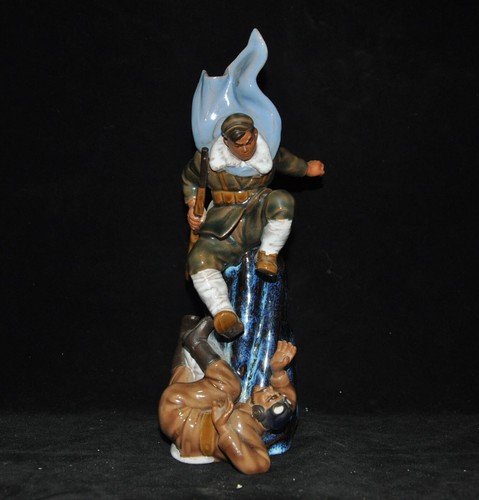 11" chinese Cultural Revolution wucai porcelain Red Army Hitting ...