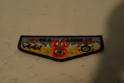 Vintage OA GILA LODGE 378 Order of the Arrow Flap PATCH WWW Double ...