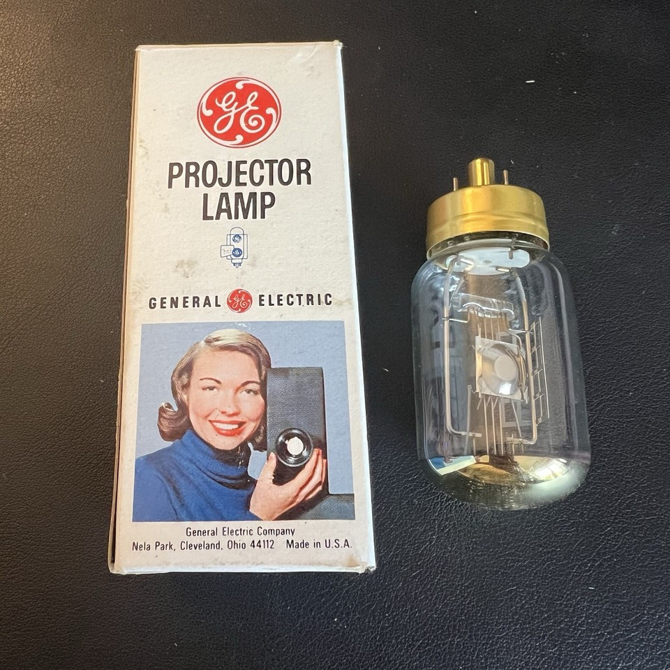 Vintage OPEN BOX GE Projector Lamp 500 Watts 125 V DEKDFW Bulb General ...