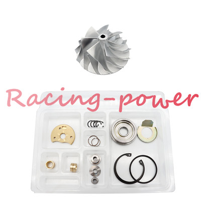 Rebuild Repair Kit+Billet Comp. wheel 60/80MM for 04.5-07 Dodge Ram 5.9 ...