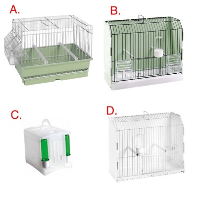 Bird Travel transport Carry Cage / Box For Finch Canary Budgie In ...
