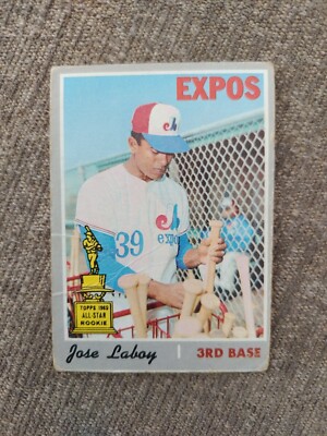 1970 Topps Jose Laboy Baseball Card #238 (Rookie Card) Gd Read ...