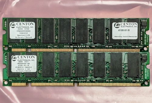 512MB 2x256MB PC-100 CENTON CRD256M/OEM SAMSUNG SDRAM PC100 3.3V Ram ...