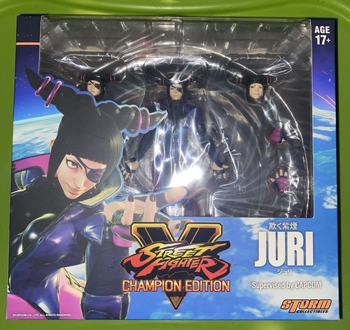 Street Fighter V Champion Edition Figure Juri Han Storm collectibles 1/ ...