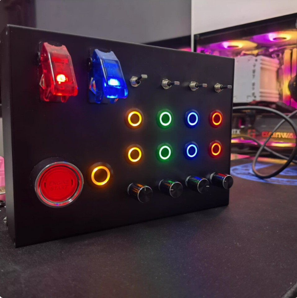 Sim Racing Button Box 20 Function For Fanatec Thrustmaster Simdid ...