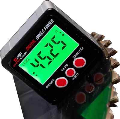 S&F STEAD & FAST Digital Angle Finder Gauge Magnetic Protractor ...