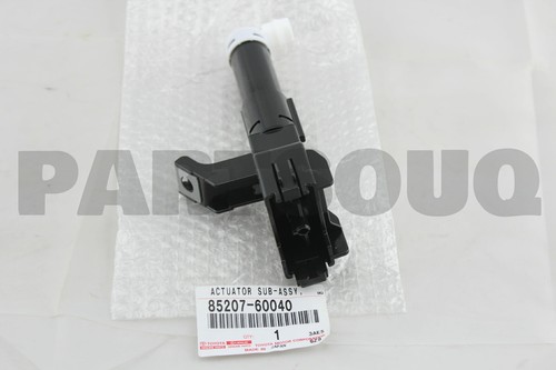 8520760040 Genuine Toyota ACTUATOR SUB-ASSY, HEADLAMP WASHER, RH 85207 ...