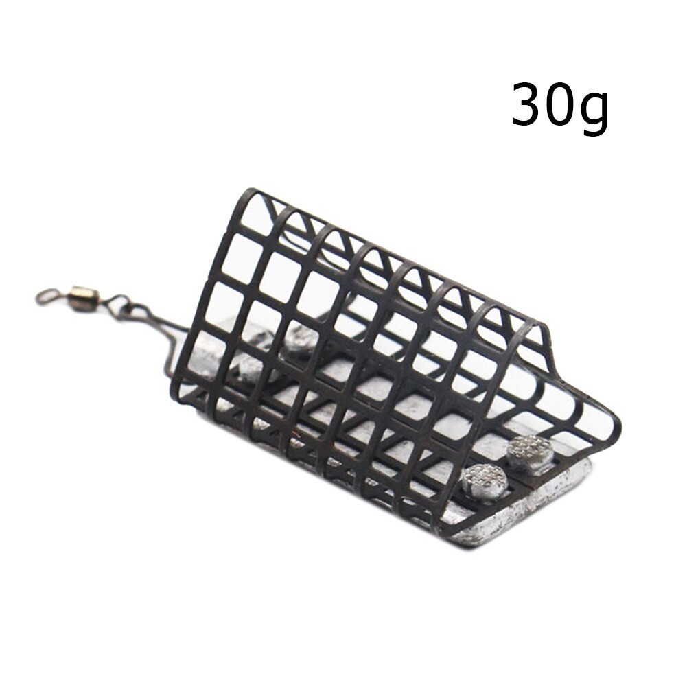 Sturdy Triangle Fishing Tackle Feeder Cage with Explosive Bait Release ...