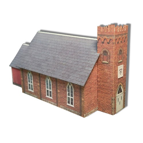 N Scale 1:160 Building Small Church - Pre-Cut Cardstock Kit SCC1N | eBay