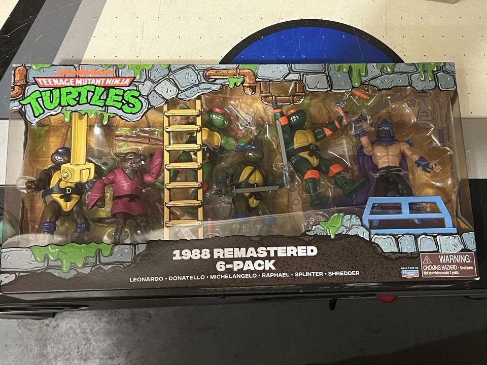 TMNT Classic Remastered 6 Pack Teenage Mutant Ninja Turtles Target ...