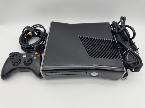 Microsoft XBox 360 S Slim 250GB Black Video Game Console System 360S | eBay