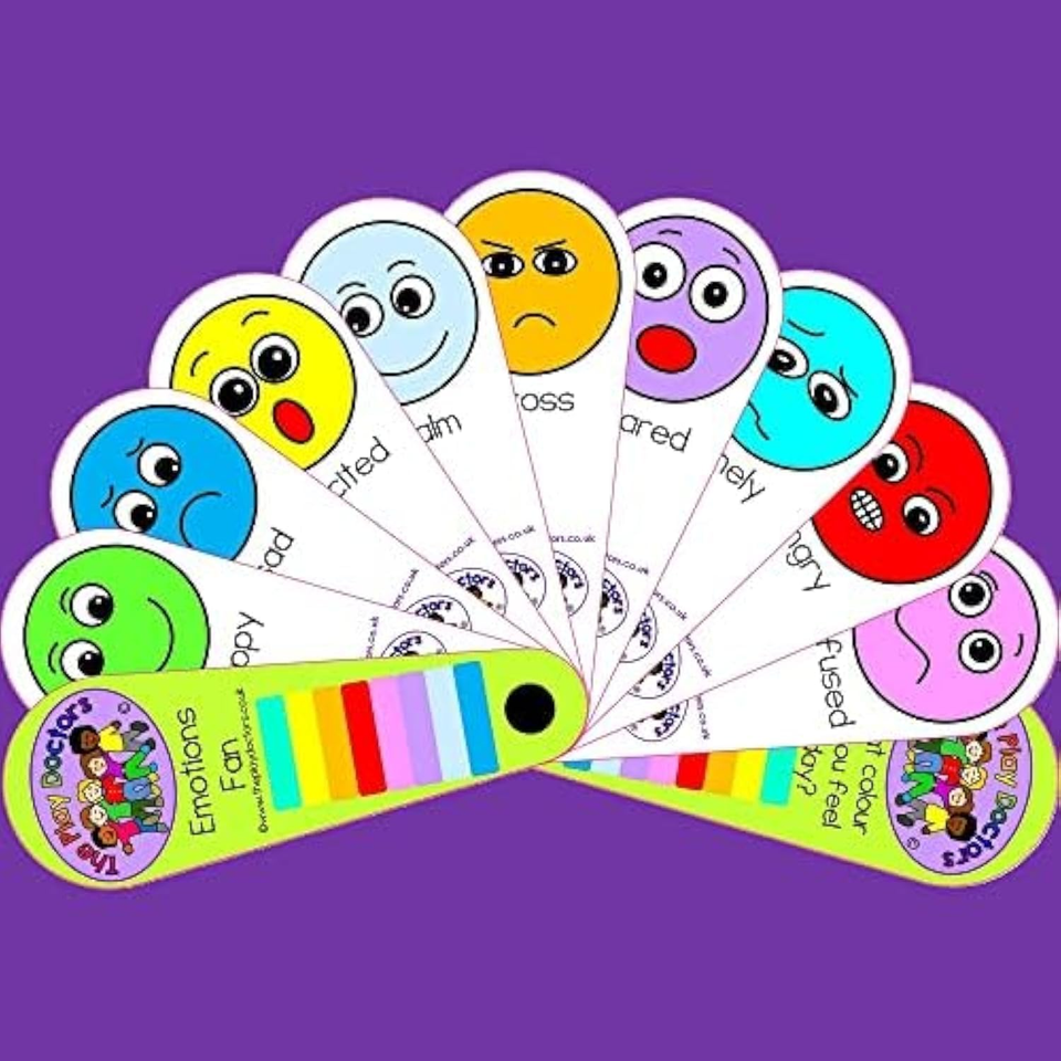 Emotions Face Feelings Fan Flash Cards – Autism / SEN / Special Needs ...