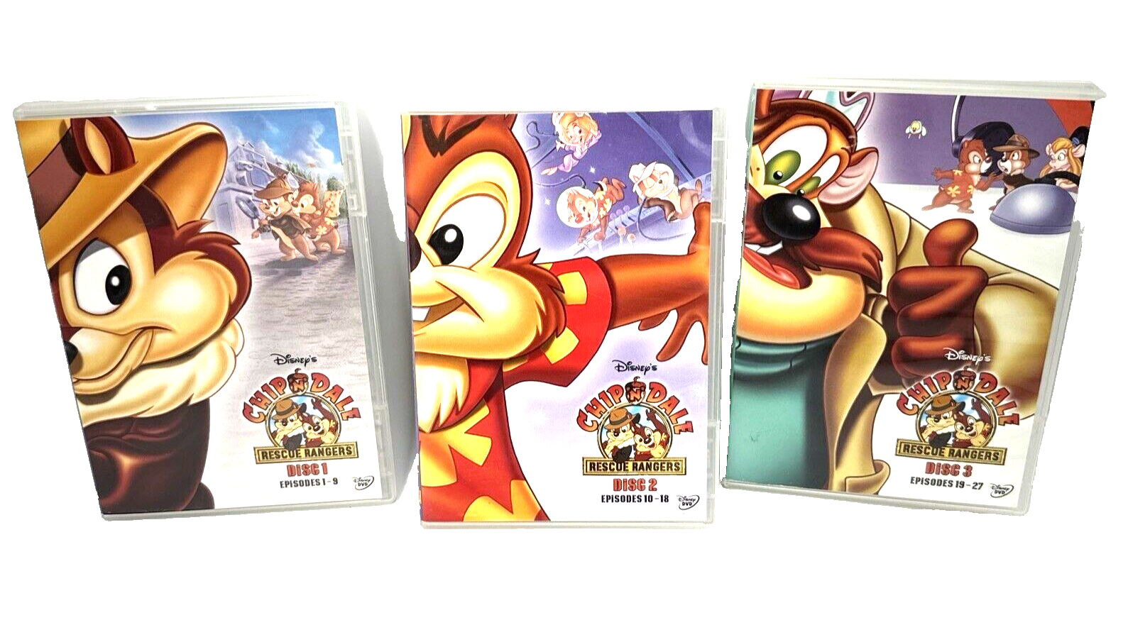 Disney's Chip n Dale Rescue Rangers DVD 2005 1-3 27 Episodes media mail ...